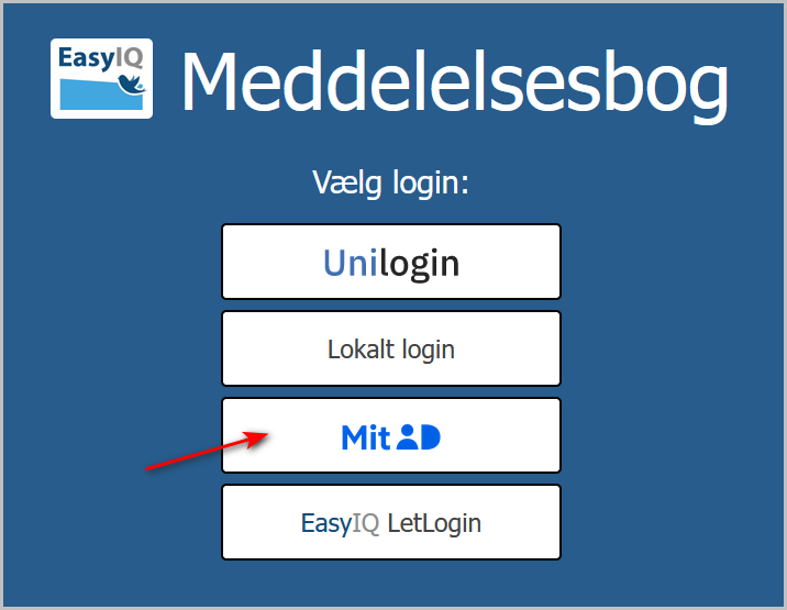 Login i Skoleportal/Meddelelsesbogen som forælder – EasyIQ A/S